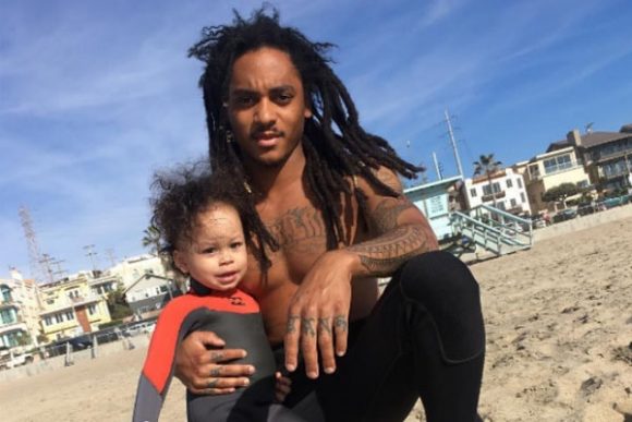 Corde Broadus with son Zion Kalvin | Ecelebritymirror