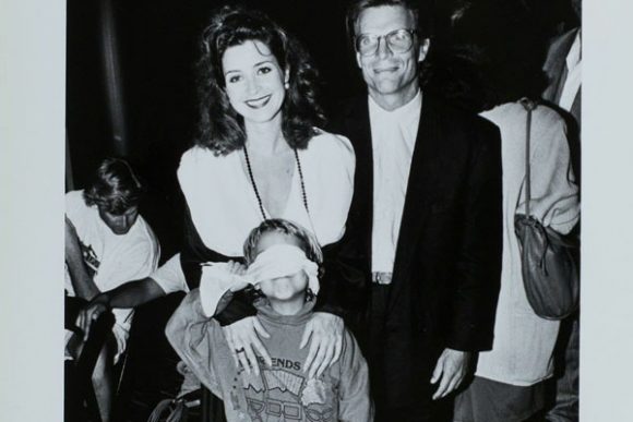 Clay senechal with his parents Annie and BB.Scott | Ecelebritymirror