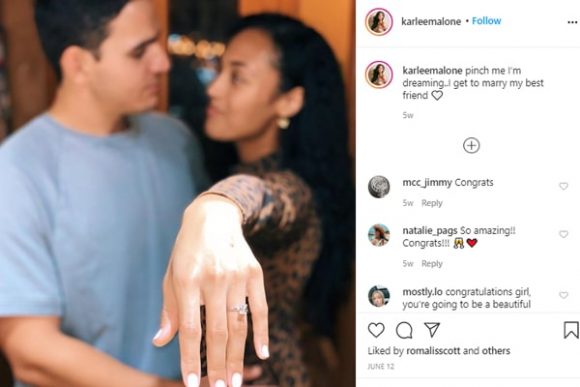 Karl Malone's Daughter Karlee Malone Is Engaged To Her Boyfriend Brent ...