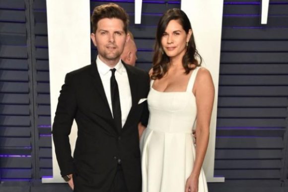 Adam Scott's Wife Naomi Scott aka Naomi Sablan Is A Producer And Mother Of 2 | eCelebrityMirror