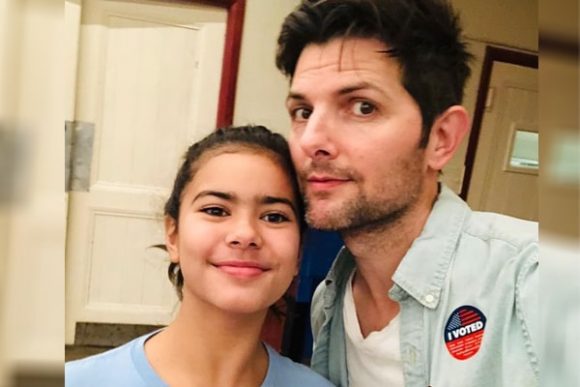 Meet Frankie Scott - Photos Of Adam Scott's Daughter With Naomi Scott | eCelebrityMirror