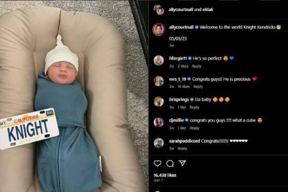 Minnesota Vikings' Eric Kendricks' Baby Boy with Wife Ally Courtnall ...