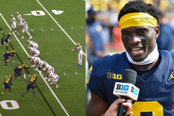 Michigan Mike Sainristil Interception Led The Win Against Huskies ...