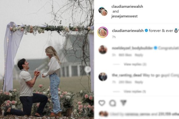 Jesse James West Engagement To Claudia Walsh | eCelebrityMirror